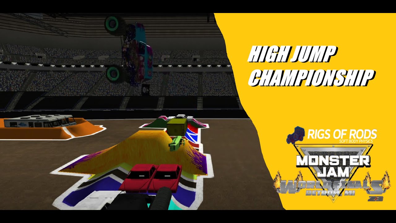 Rigs Of Rods Monster Jam World Finals 23 (2024) High Jump Competition ...