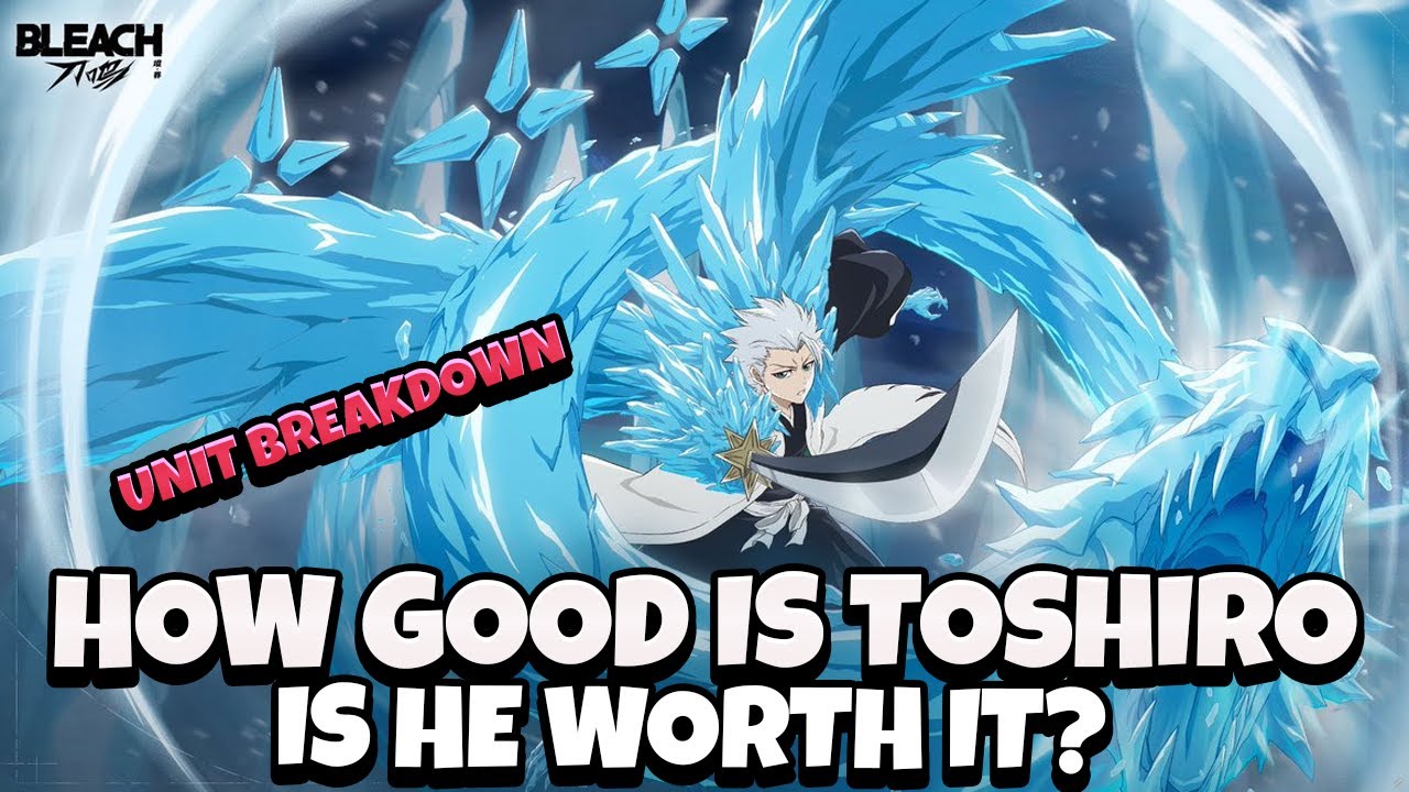 Toshiro breakdown & Gameplay! BETTER than Bankai Ichigo? WORTH ...