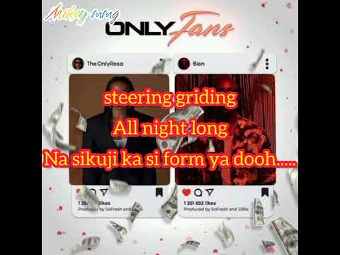 THEONLYROSA - ONLY FANS FT BIEN (SAUTISOL) LYRICS VIDEO