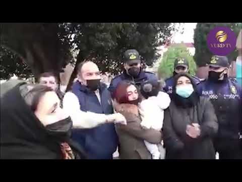 Şəhid ailələri aksiya edib övladlarının normal yerdə dəfn olunmasını tələb edirlər