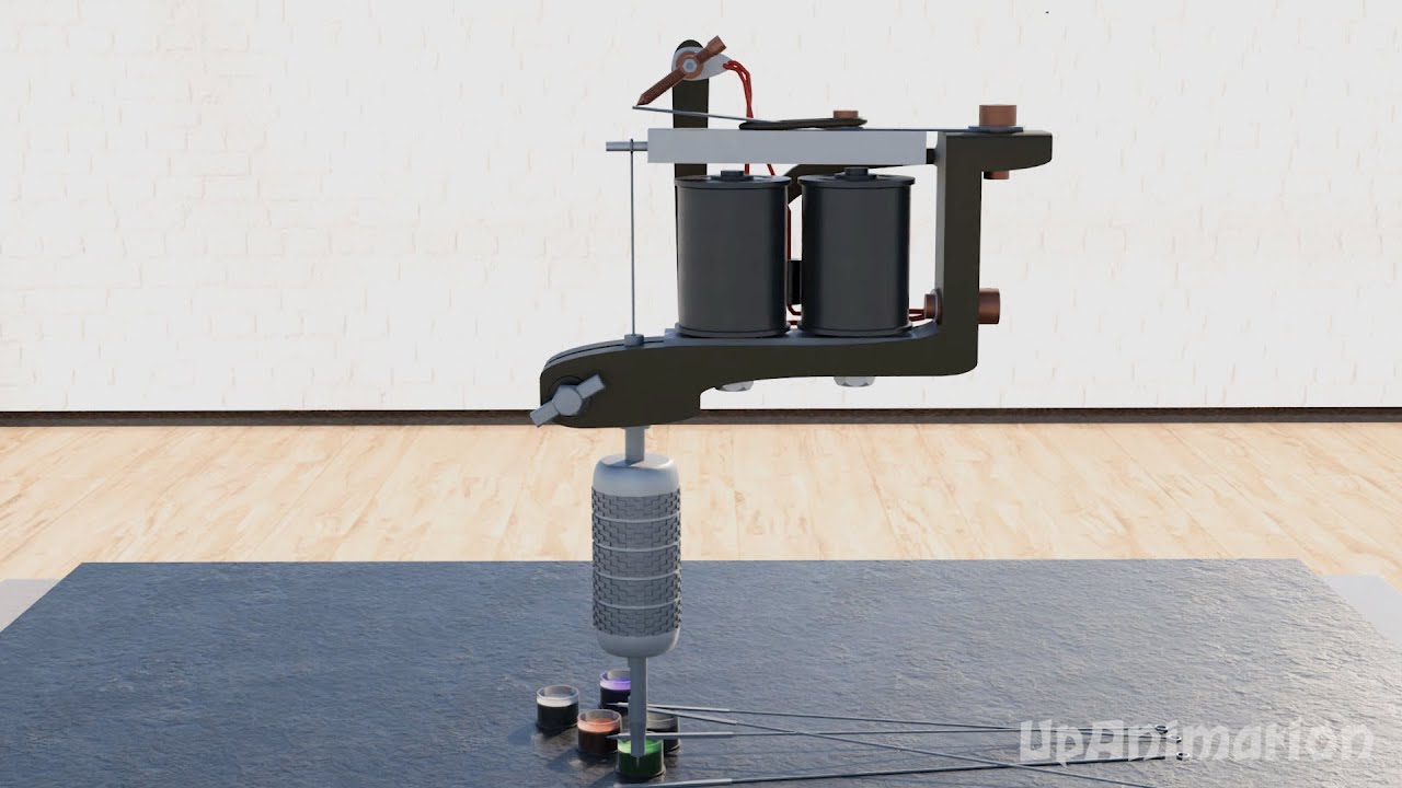 How a Tattoo Machine Works - YouTube