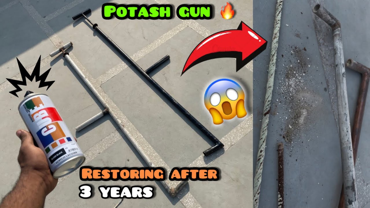 Gandhak Potash gun I 3 years old Potash gun 😱 I modification I Diwali ...