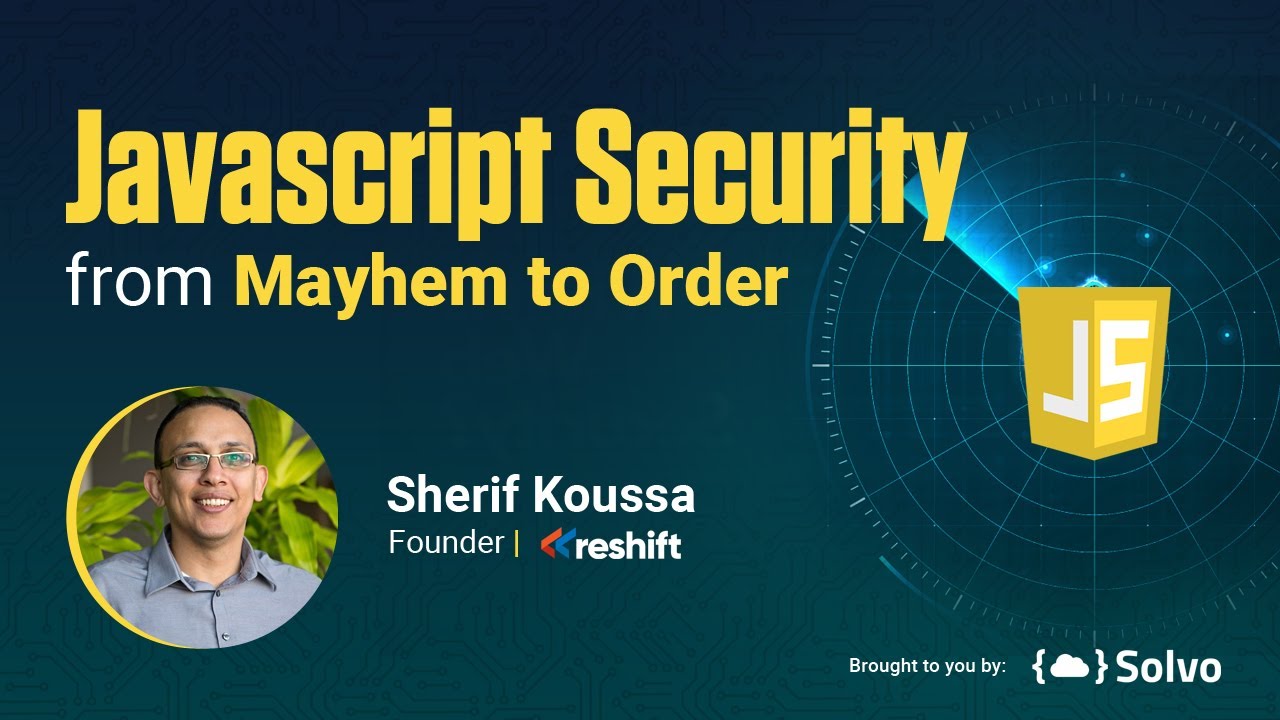 Javascript Security with Sherif Koussa - YouTube