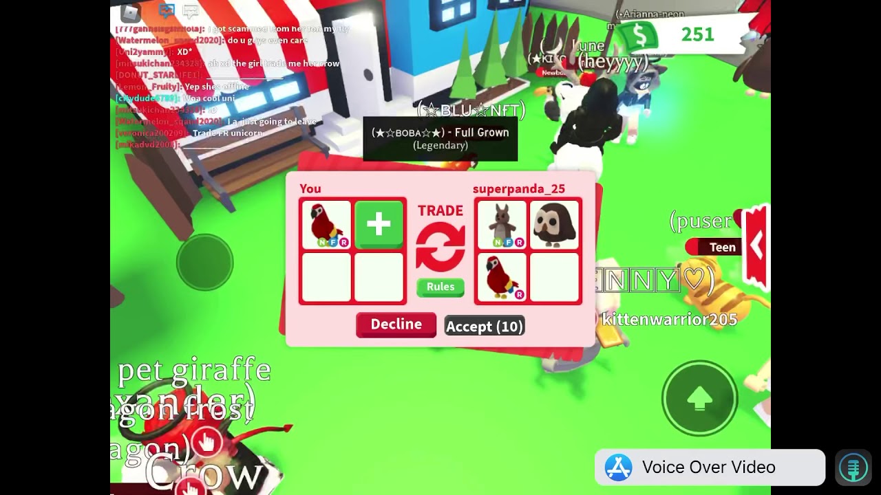 Seeing what people trade for a neon fly ride parrot! - YouTube