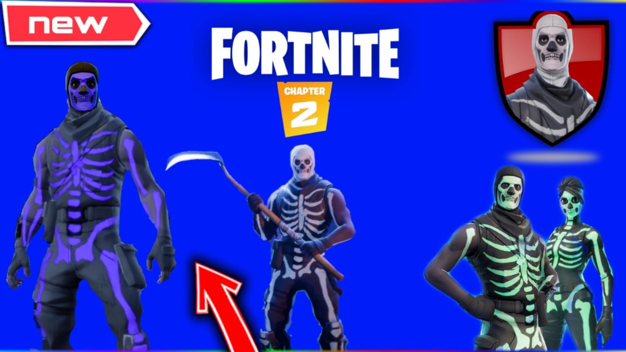 Fortnite : buying my new skin skull trooper (skeleton) - YouTube