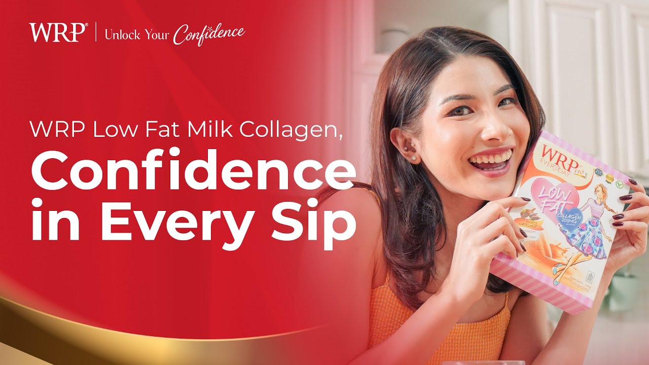 WRP Low Fat Milk Collagen, Confidence in Every Sip - YouTube