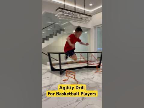 Agility Drill using Hurdles and Cones to Improve Speed and Explosive Power for Kids - YouTube