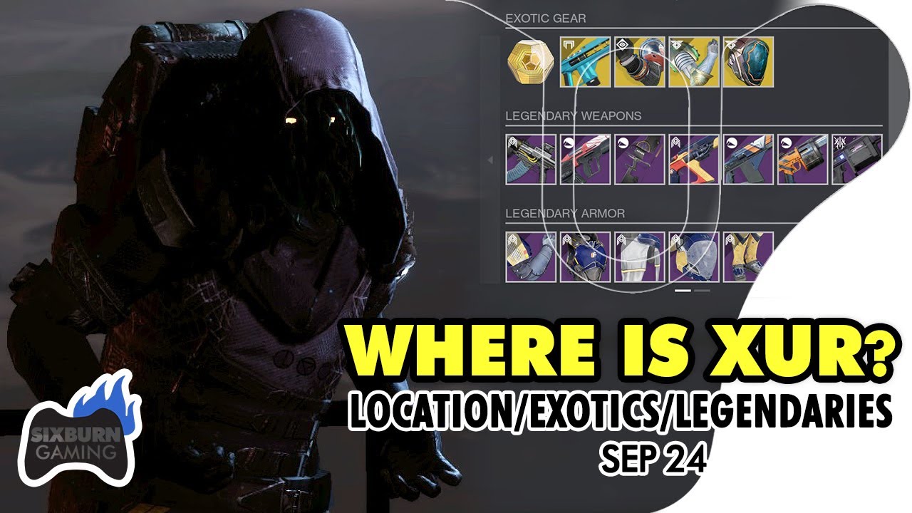 Where is Xur Today DESTINY 2 Xur Location Exotic and Legendary Weapons ...