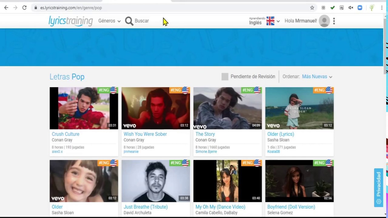 Tutorial Lyrics Training (en español) - YouTube