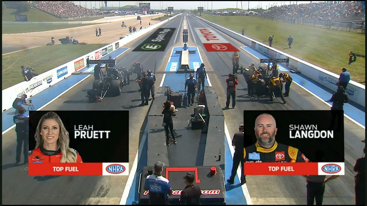 Leah Pruett, Shawn Langdon, Neil Strausbaugh, Top Fuel Dragster ...
