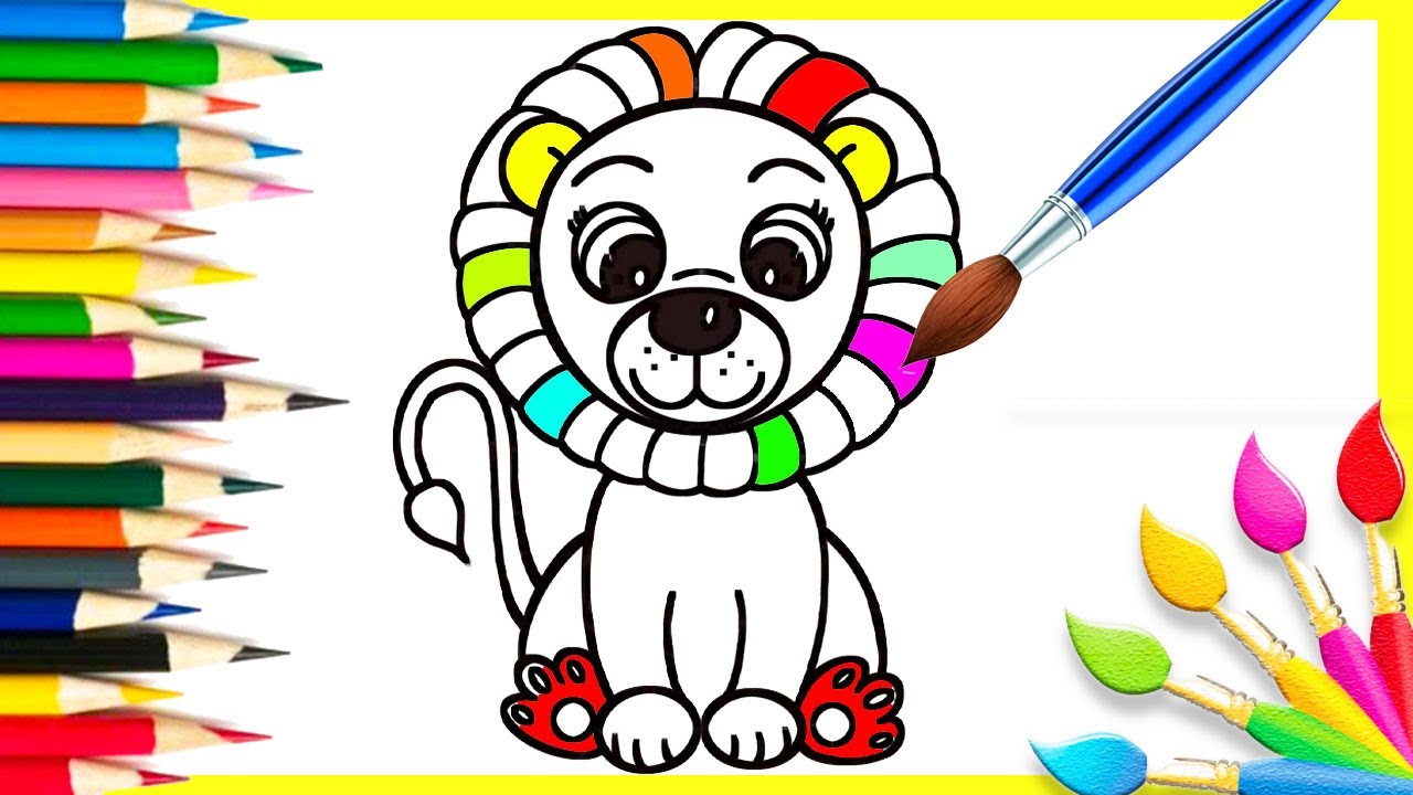 Bolalar uchun yoqimli sherni qanday chizish mumkin | how to draw a cute ...