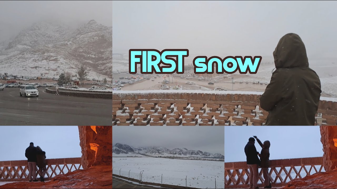snow fall | first snow of this year - YouTube