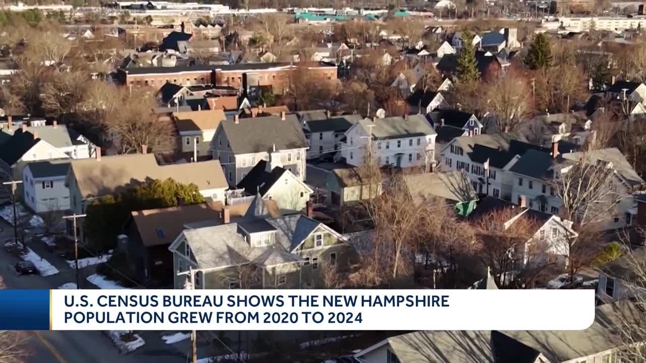 U.S. Census Bureau shows the NH population grew from 2020 to 2024 - YouTube