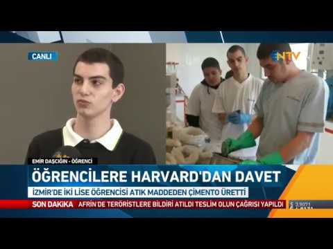 Atık maddeden çimento üreten öğrenciler Harvard'a davet edildi
