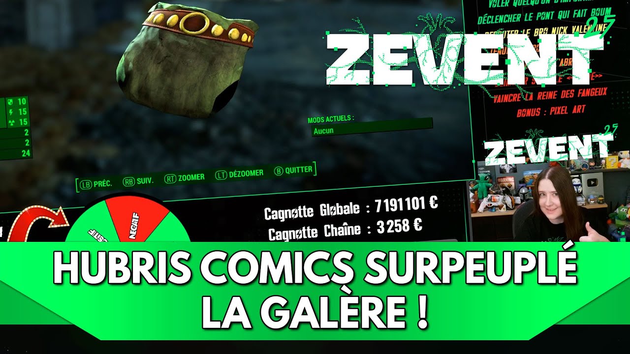 ZEVENT 2025 - Fallout 4 / Hubris Comics est surpeuplé ! La galère - YouTube