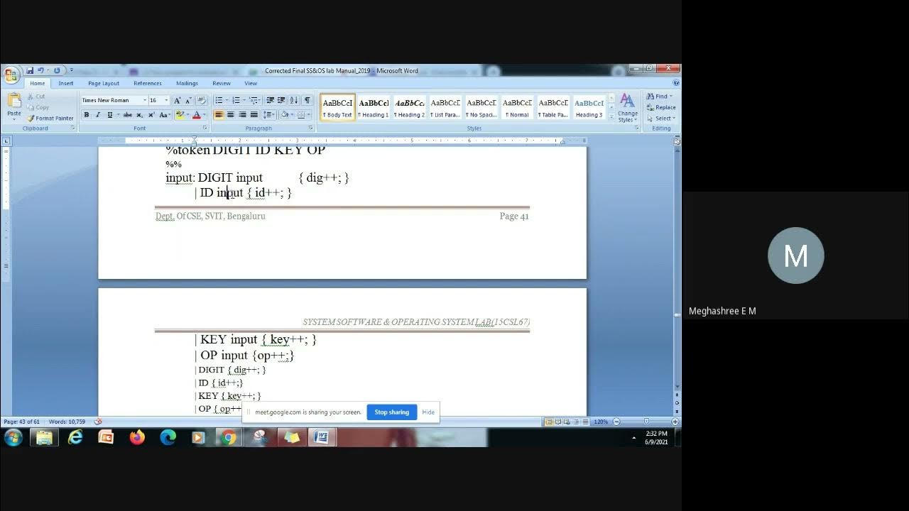 using YACC program using for arthamatic expression - YouTube