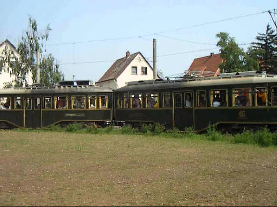 OEG Mannheim Mai2009 Strassenbahn Nostalgiefahrt - YouTube