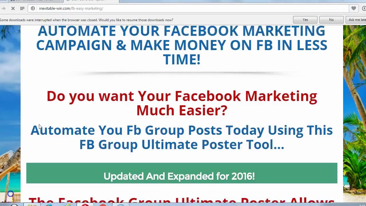 Facebook Auto Poster 2016 - Fb Groups Auto Posting Software - YouTube