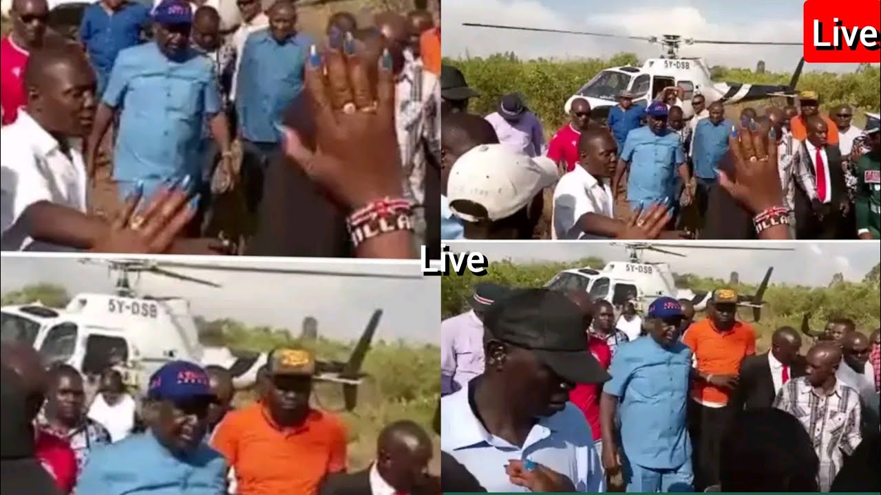 check How Raila arrived at the funeral of Ida Odinga's bodyguard ...