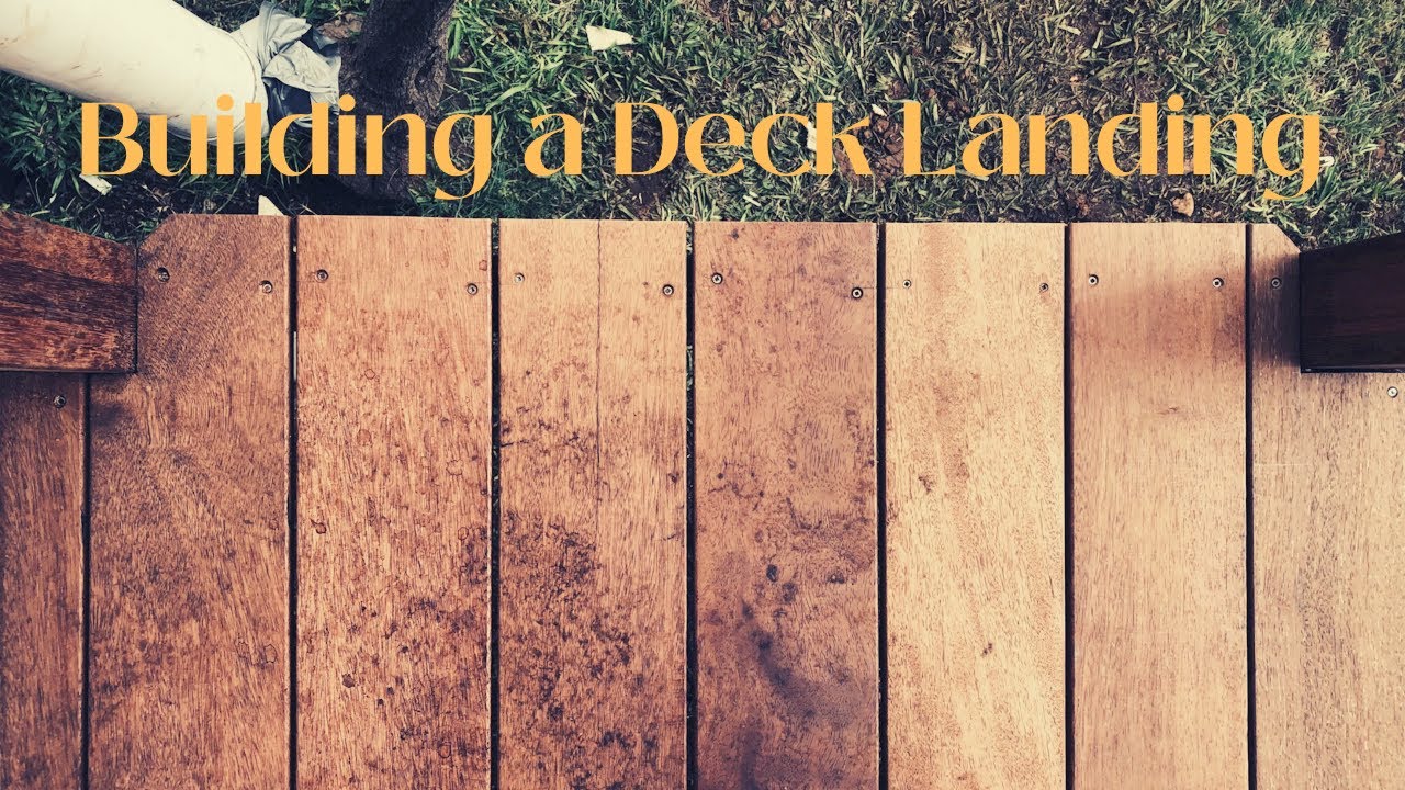 Building A Deck Landing
