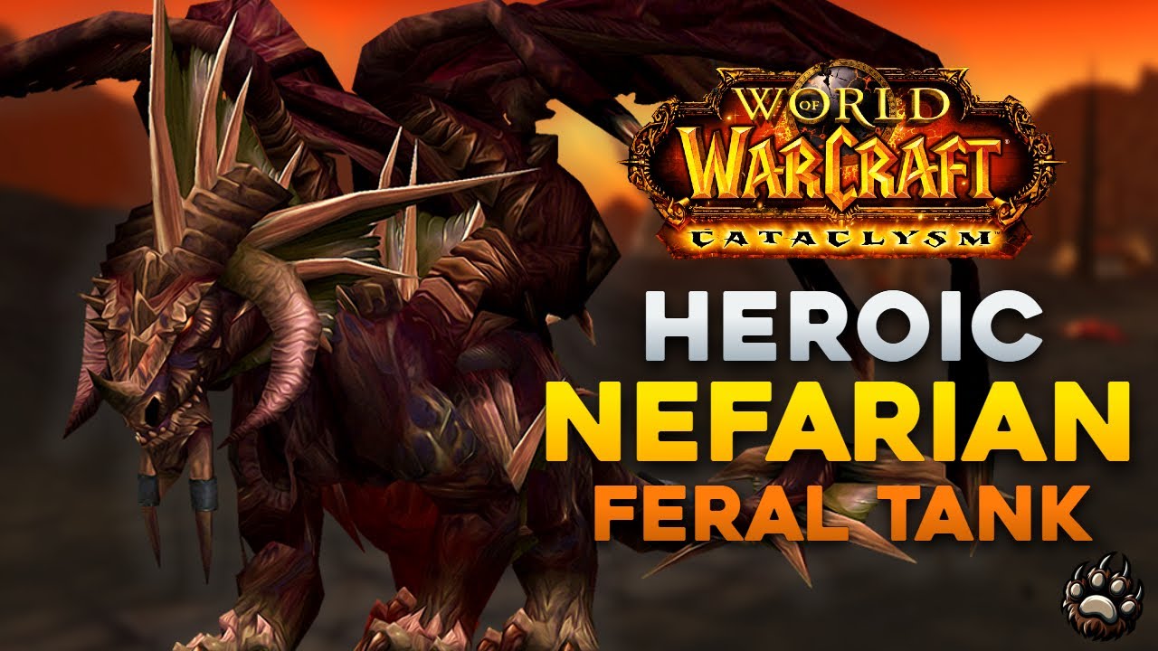 Heroic Nefarian (10 man) - Feral Tank (Add Tank PoV) - YouTube