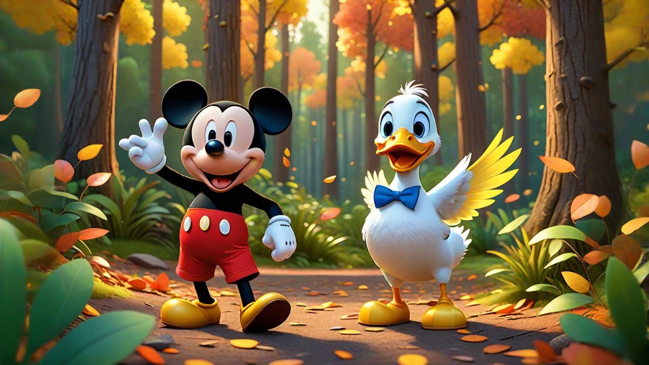 🐭🦆🐔 Mickey Mouse, The Little Duck & The Hen | A Tale of True Friendship ...
