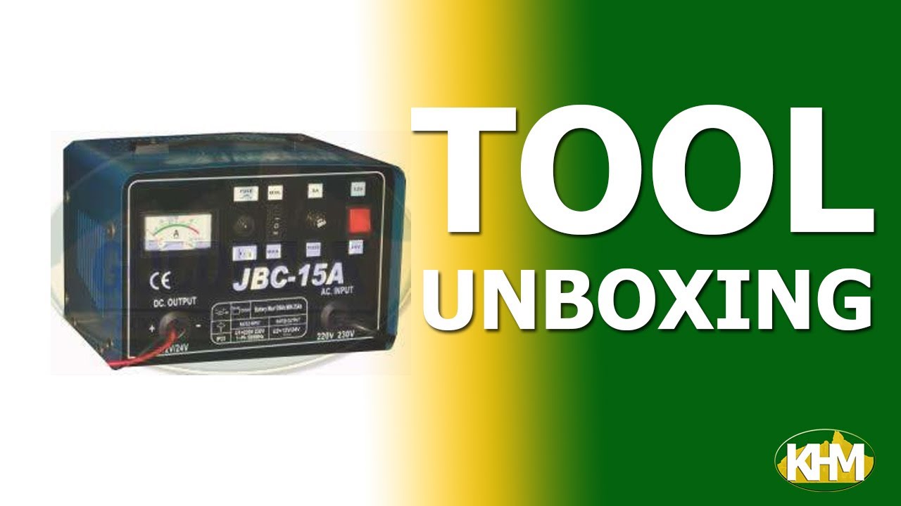 Jackson JBC 15A Car Battery Charger Quick Unboxing - YouTube