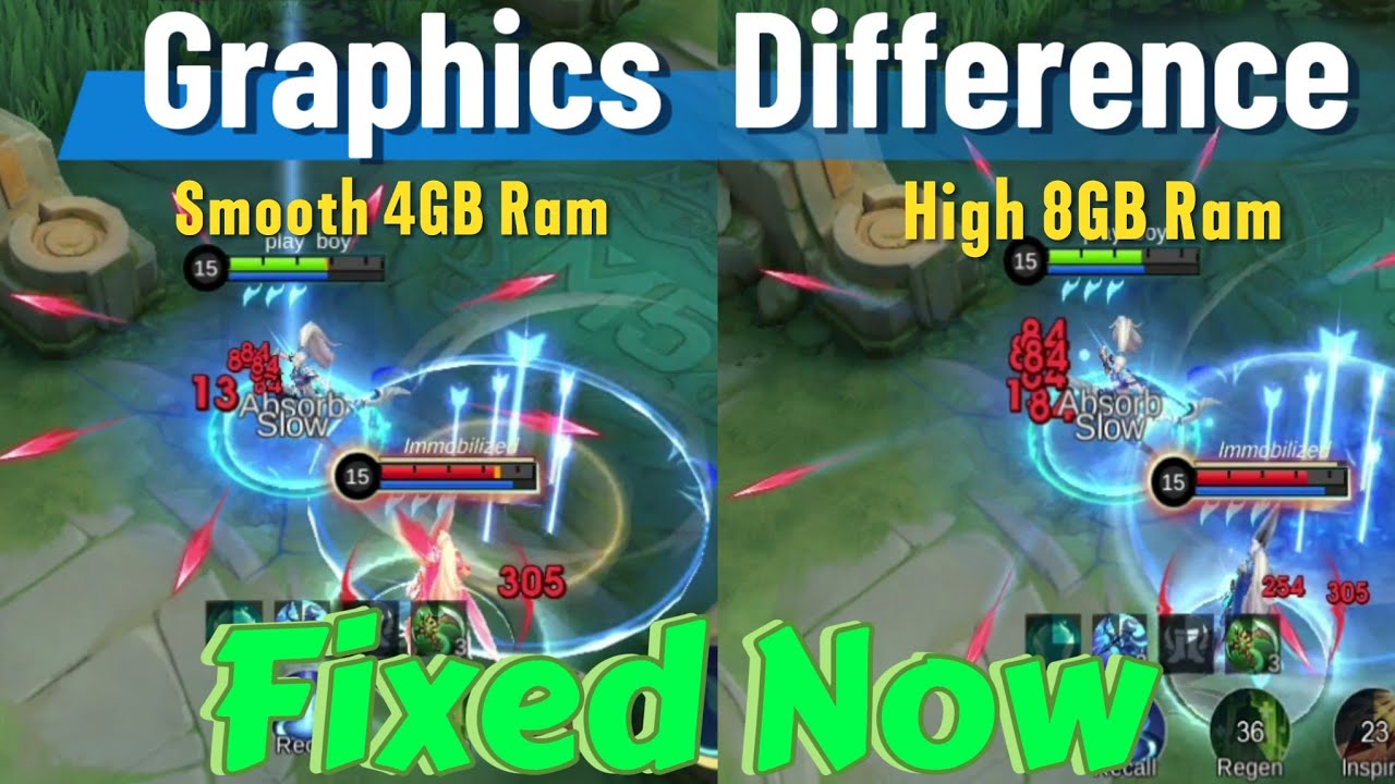 MLBB Graphics Comparison ! ML Smooth Config ! Mlbb Graphics Settings ...