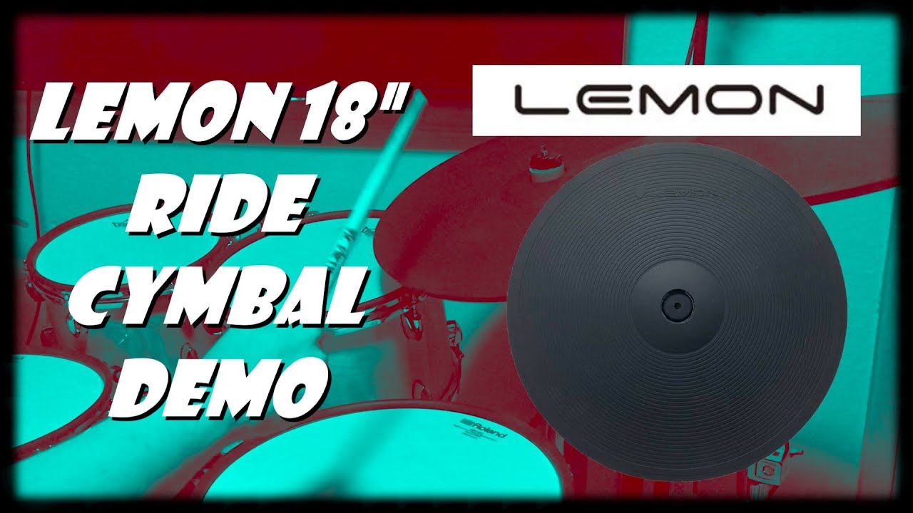 Lemon 18" Ride E-Cymbal Demo - YouTube