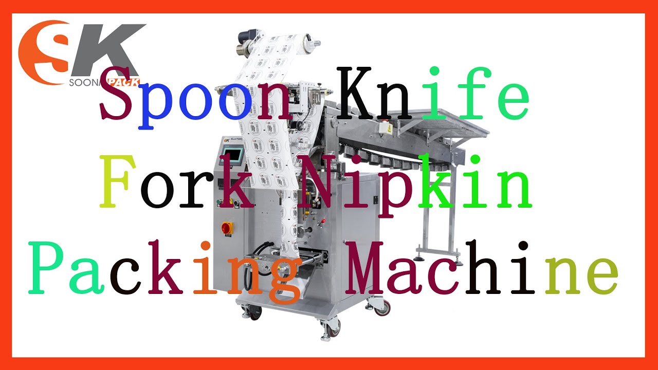 High speed Spoon Knife Fork Toothpick Nipkin Culter Packaging Machine ...