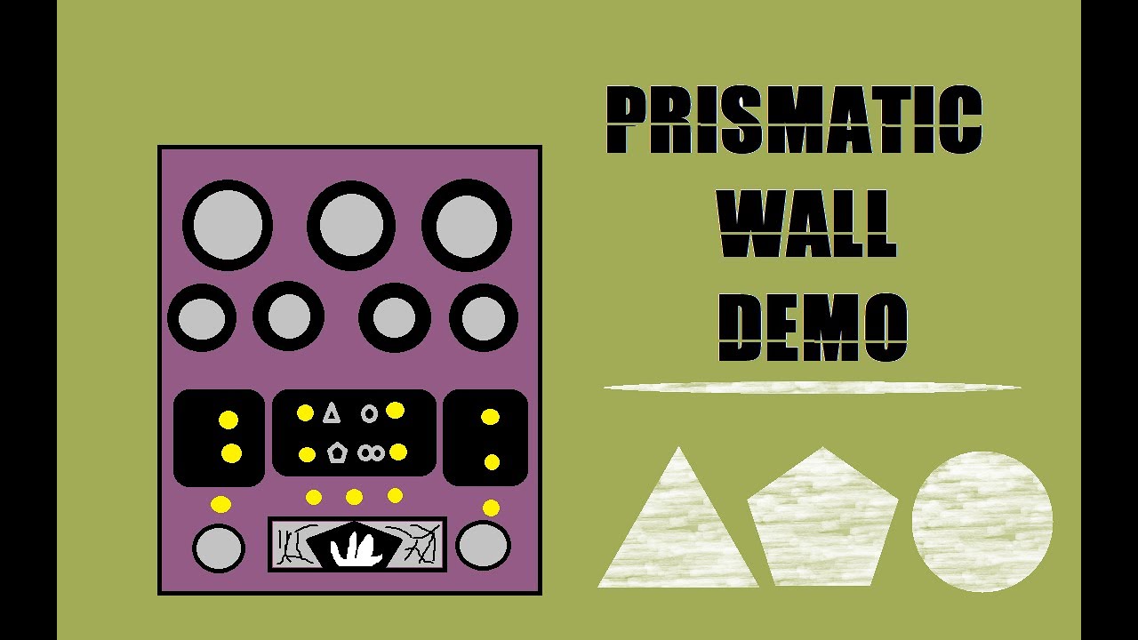 Electronic Audio Experiments Prismatic Wall Demo - YouTube