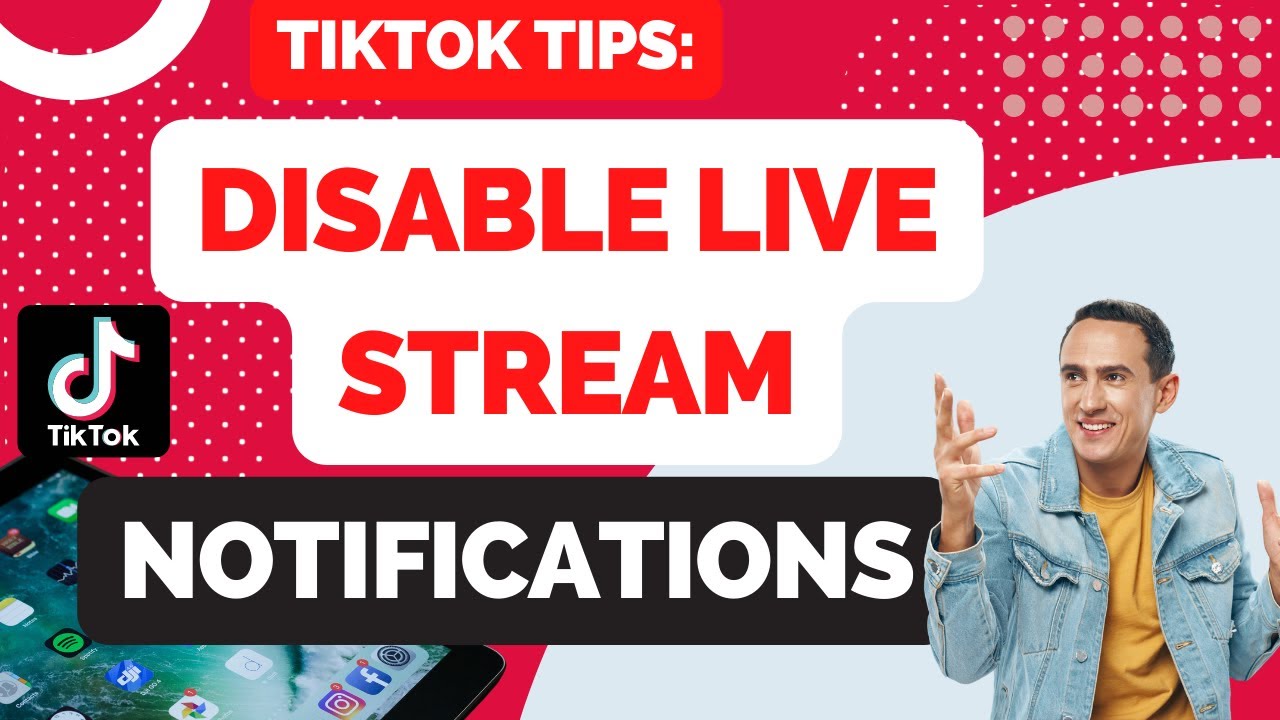 How to Disable Live Streams Notifications on Tik Tok - YouTube
