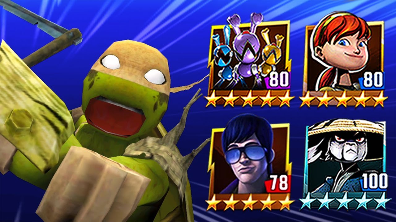 TMNT Legends Mikey Vision Quest, Bunnies, April, Usagi, Hun - YouTube