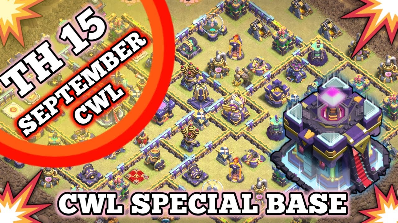 STRONG CWL BASE! Town Hall 15 Strong Base Layout + Link | TH15 War Base ...