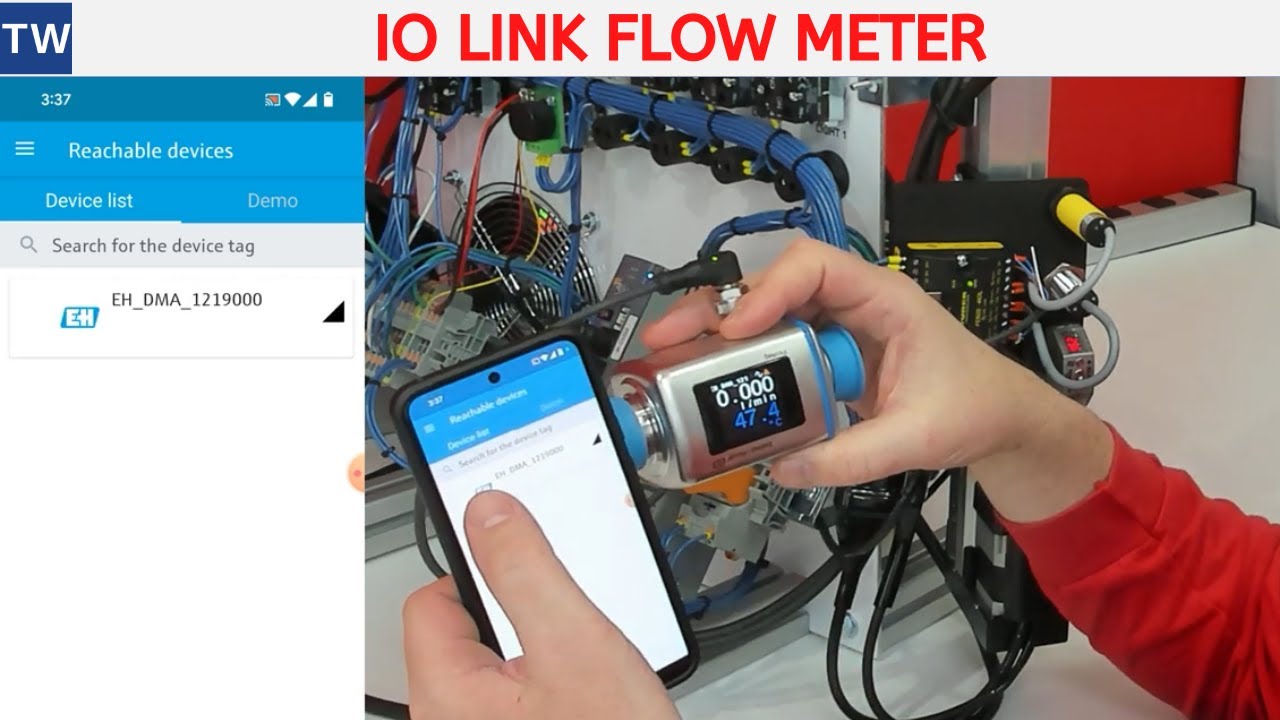Endress+Hauser Flow Meter on IO Link - YouTube