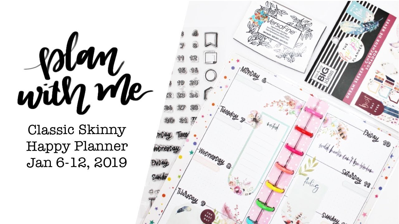 PLAN WITH ME Skinny Classic Happy Planner Dec 6 12 2019 YouTube plan-with-me-skinny-classic-happy-planner-dec-6-12-2019-youtube