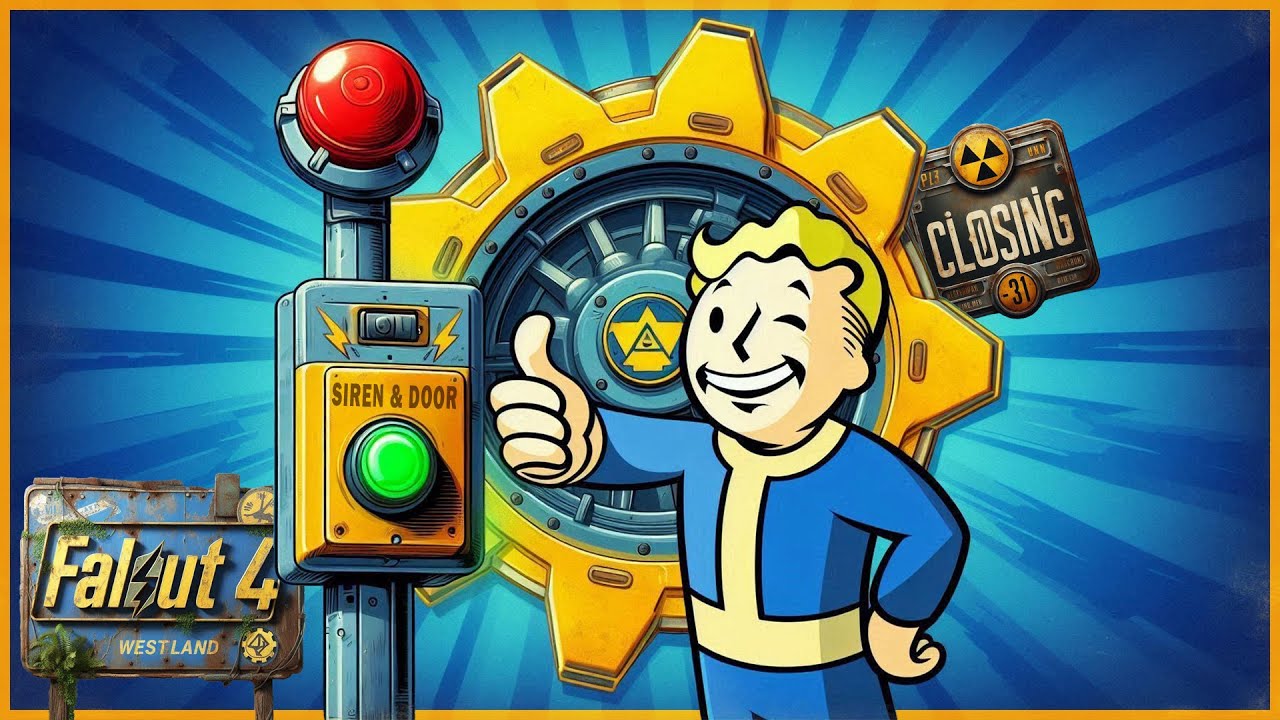 How To Use | Settlement Sirens To Close Doors | Logic Gates | Fallout 4 ...