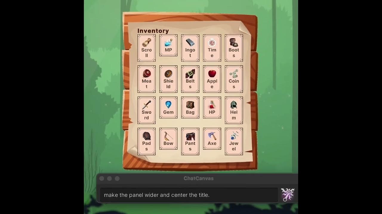 Flexalon UI Copilot - Creating an Inventory Screen - YouTube