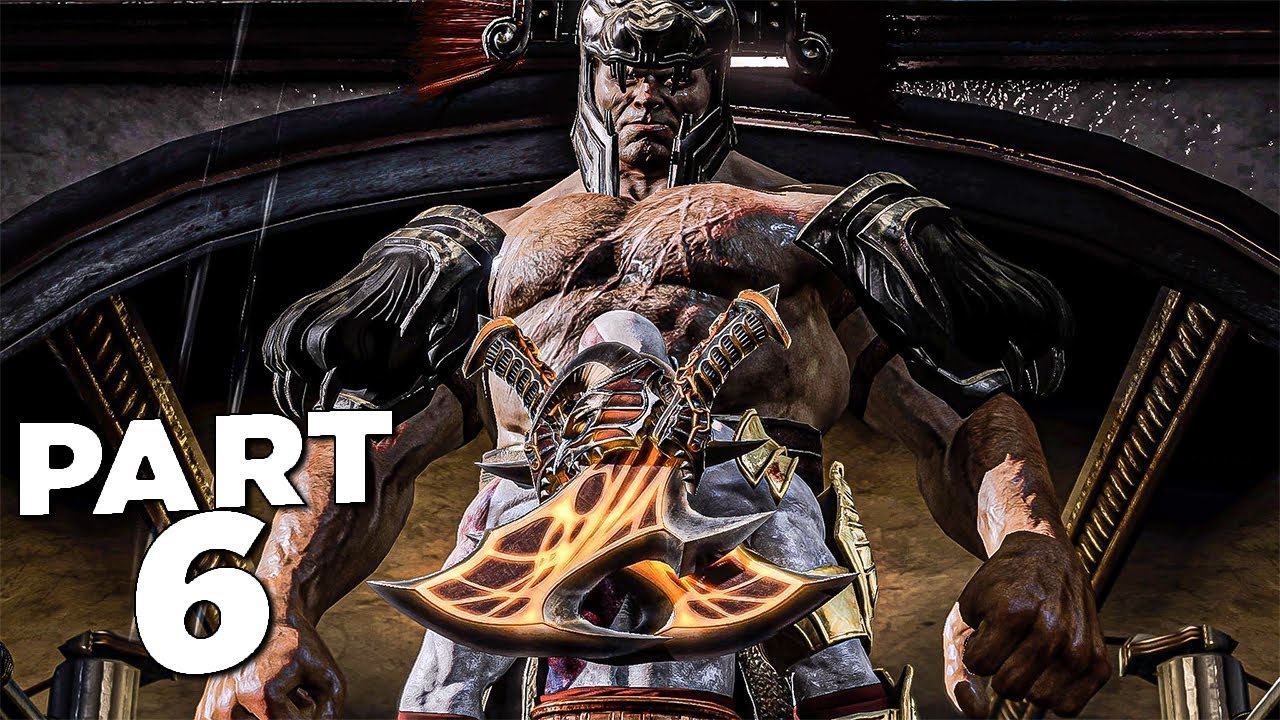 GOD OF WAR III 2010 Gameplay Walkthrough Part 6 - HERCULES BRAWL (FULL ...