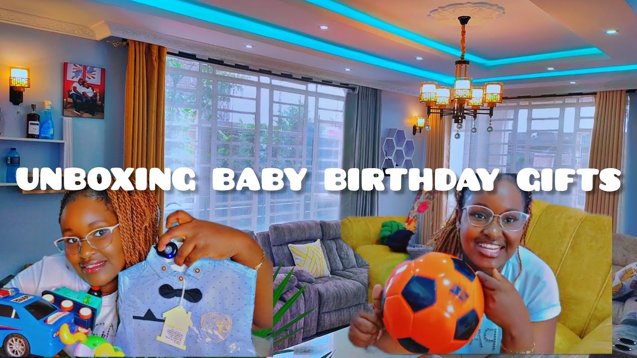 UNBOXING WHAT BABY DAVID WAS GIFTED DURING HIS 1ST BIRTHDAY PARTY//CUTE ...