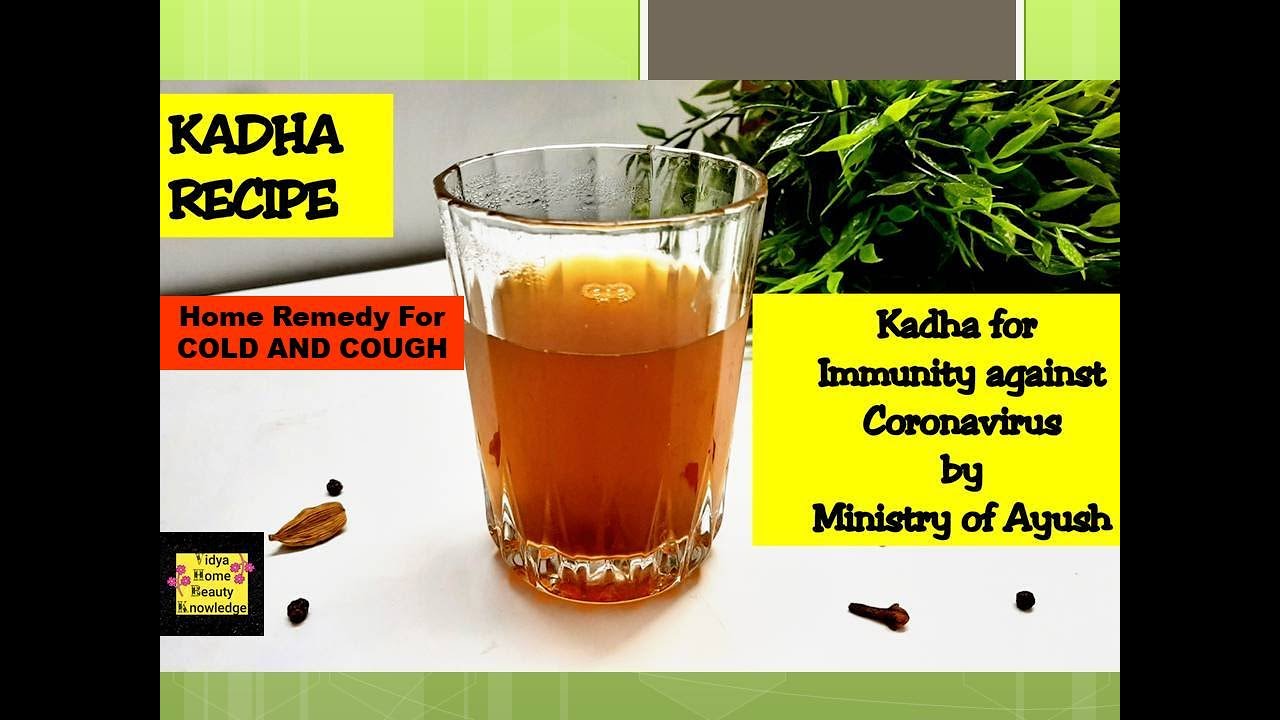 Kadha Recipe By Ministry of Ayush for Immunity|Kadha Recipe for Corona ...