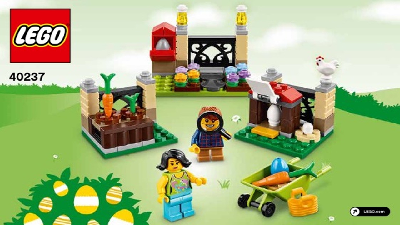 2017 Lego Seasonal Easter Eggs Hunt instruction 40237 - YouTube