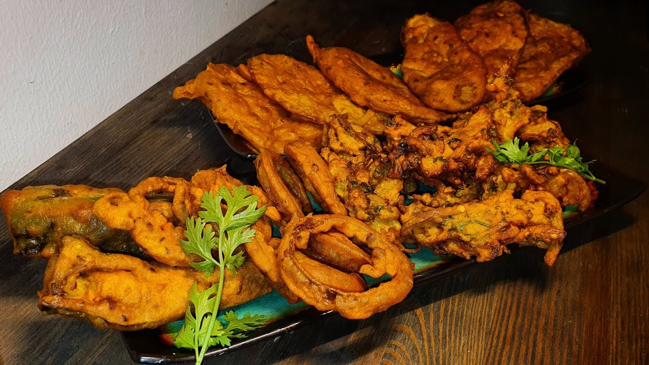 Pakoray - 5 different types of mix pakora|Aloo pakora|mix pakora|chilli ...