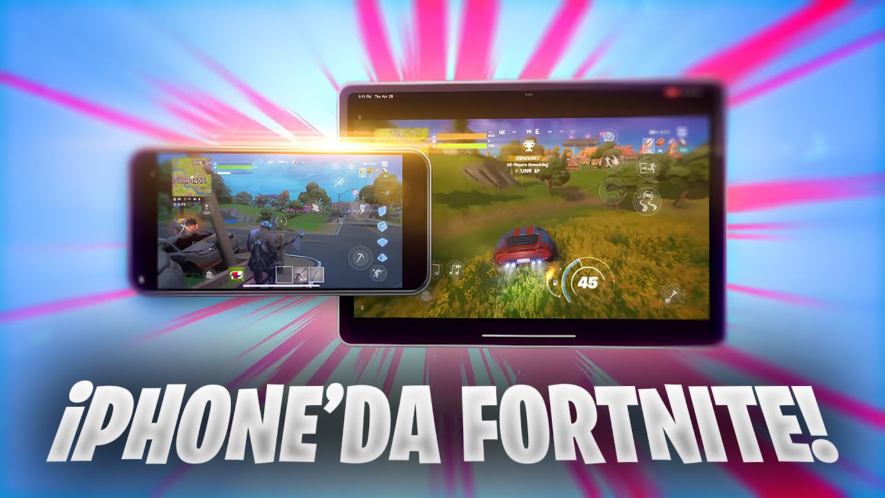 iPhone'da FORTNİTE! - YouTube