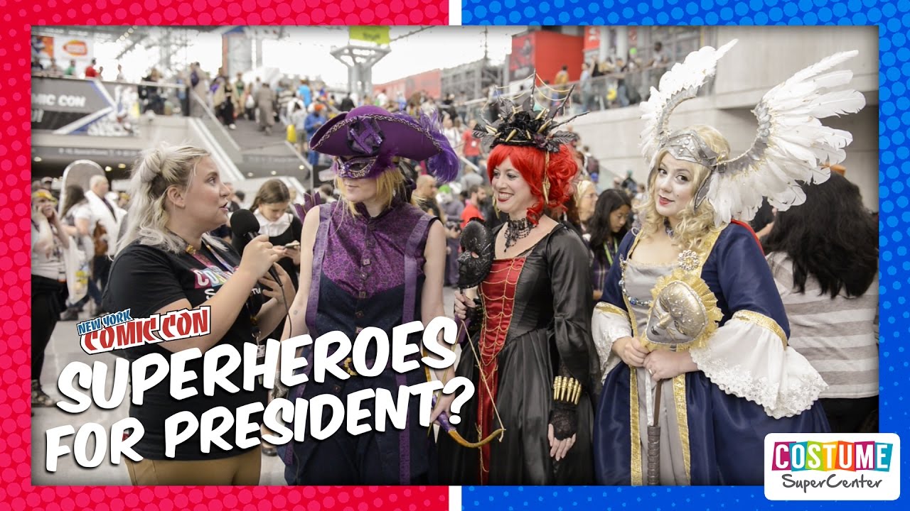 SUPERHEROES FOR PRESIDENT | #CSCatNYCC - YouTube