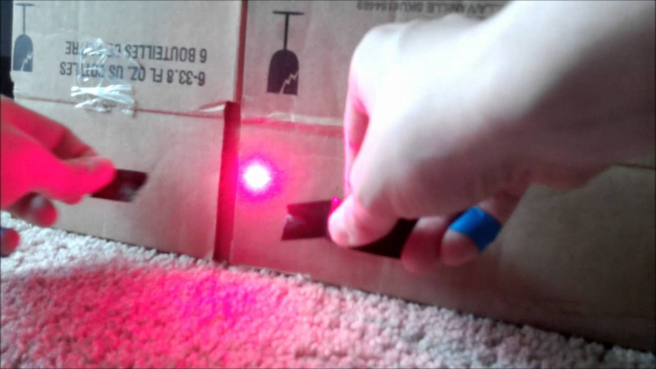 Home made 650nm laser diode at 200mw burning tape, match heads and ...