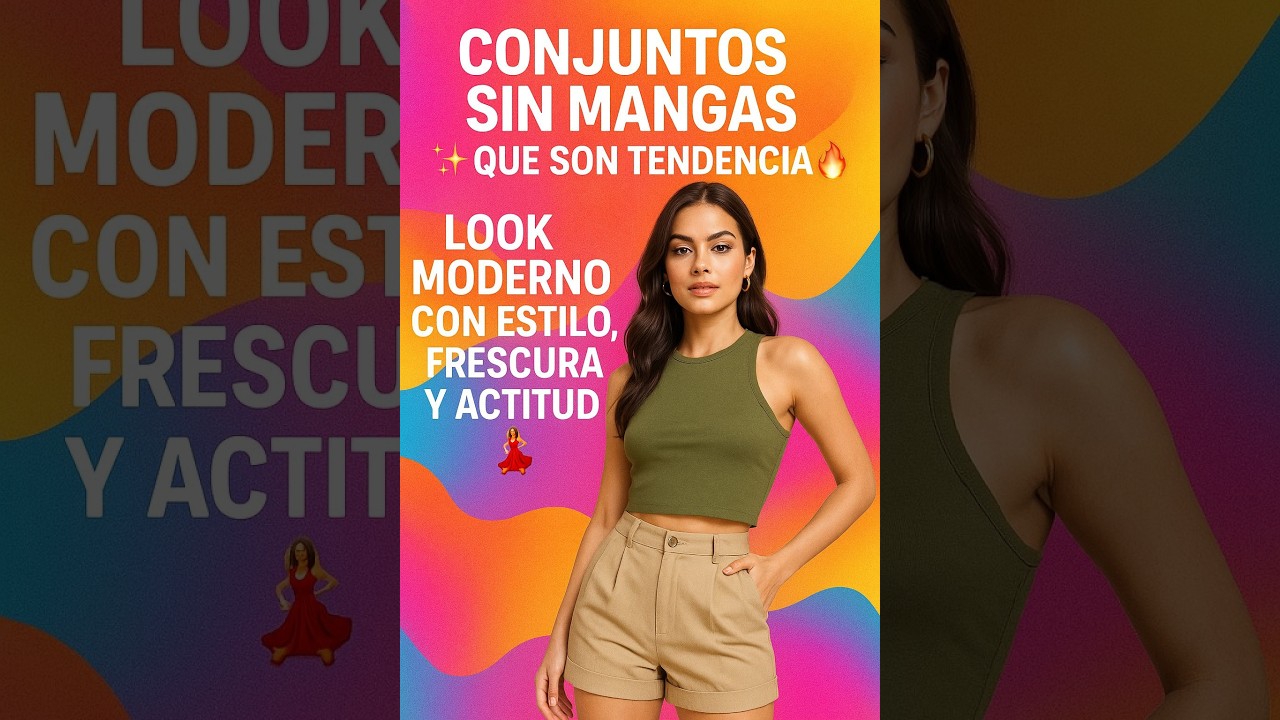 Conjuntos Sin Mangas que Son Tendencia 🔥 Look Moderno con Estilo ...
