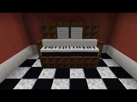 How to make a working piano | No mods | Minecraft Builds tutorial #10 ...