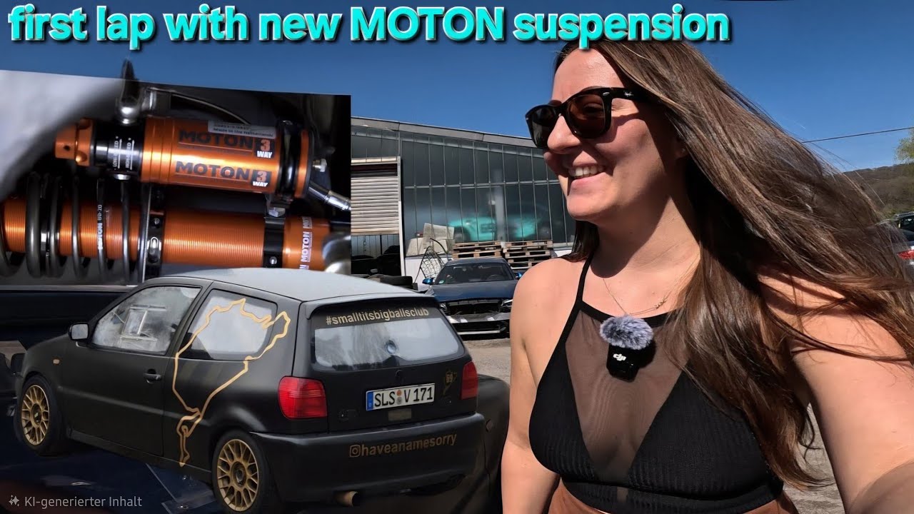 First lap 😍🔥 next level 3 way MOTON suspension + 247performance setup ...