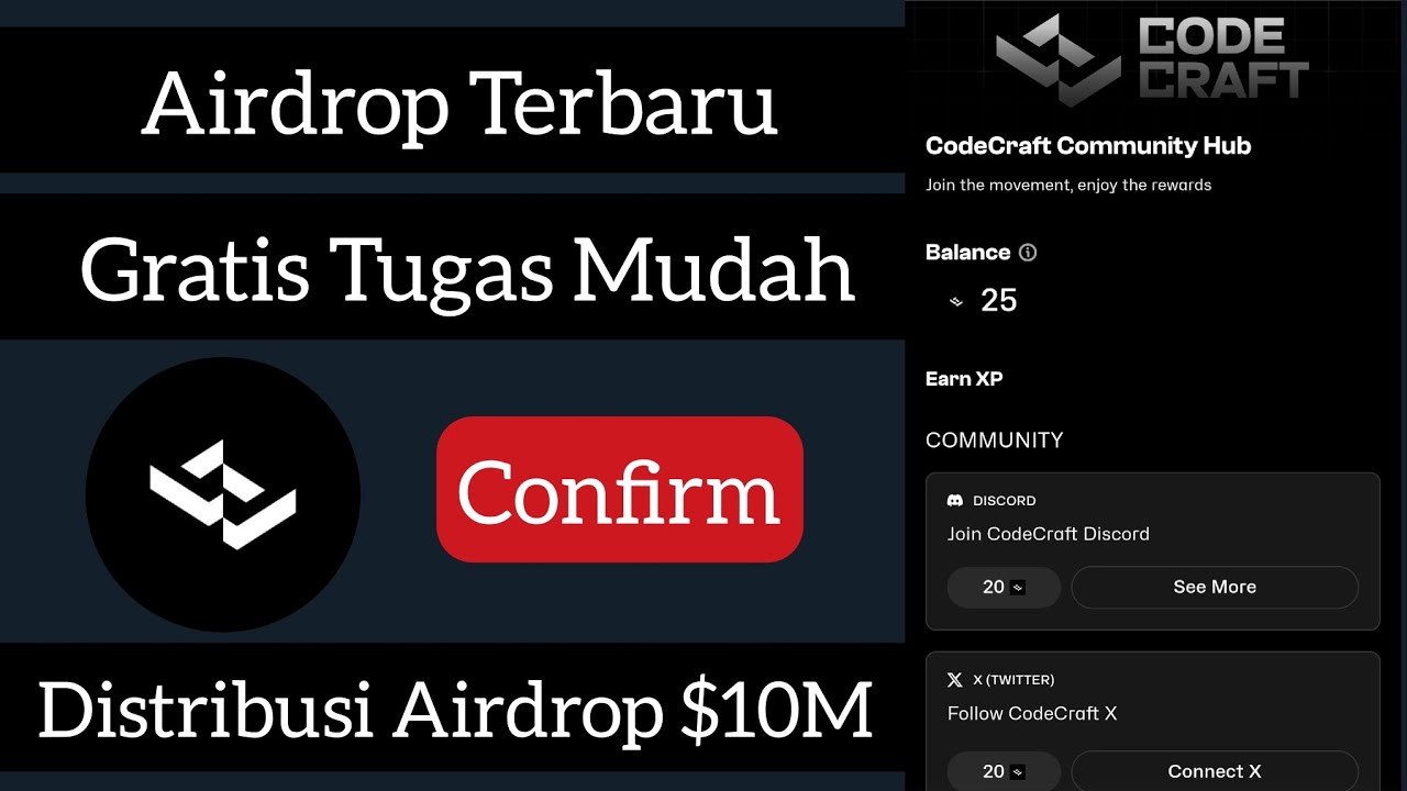 Airdrop Terbaru Distribusi Airdrop $10M | Tutorial Cara Garap Airdrop ...